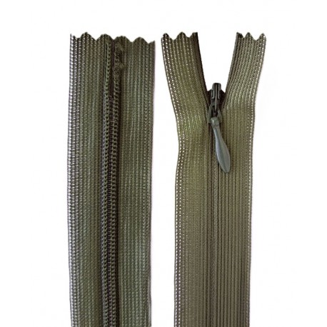 Invisible Zipper 40 cm color 567 - dark khaki/1 pc. - eparduotuve ...