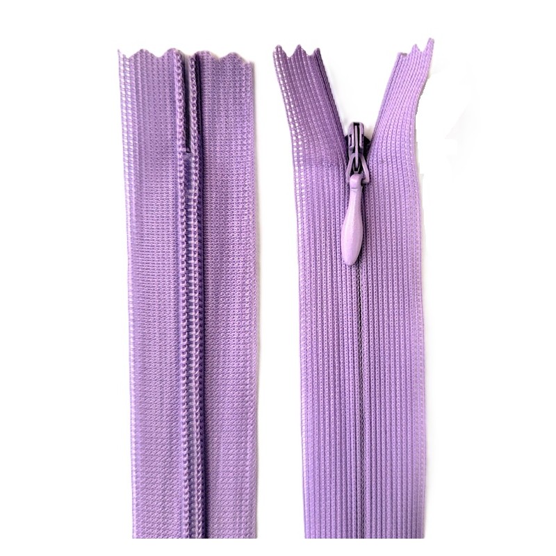 Invisible Zipper 40 cm color 862 - light lilac/1 pc. - eparduotuve ...